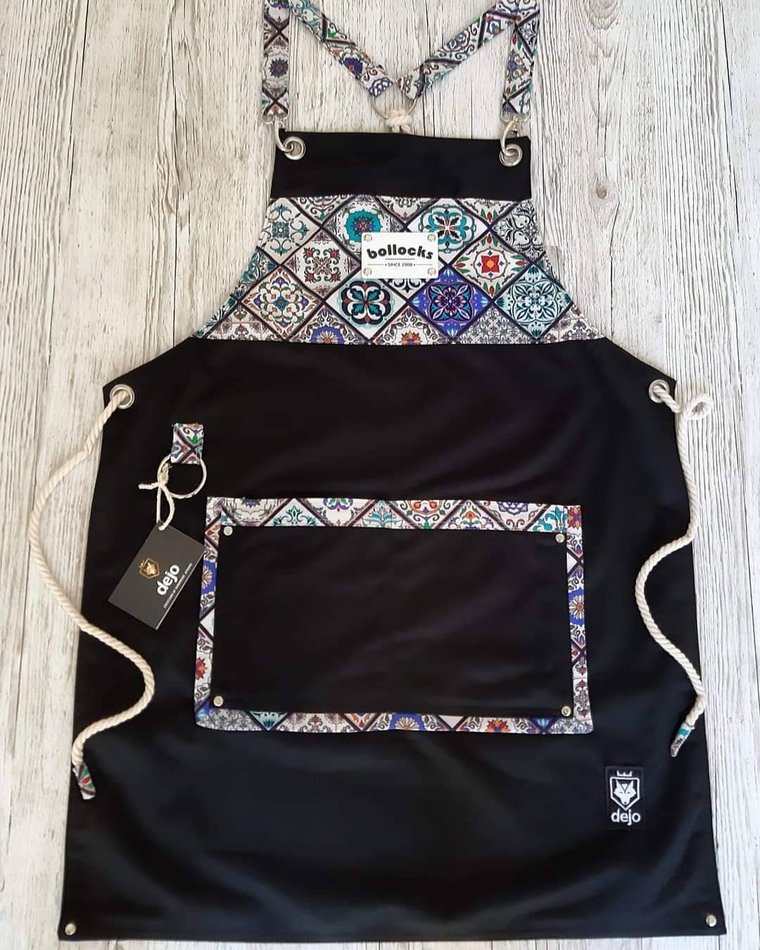 Apron Vintage tiles – Dejo Handmade Aprons and more