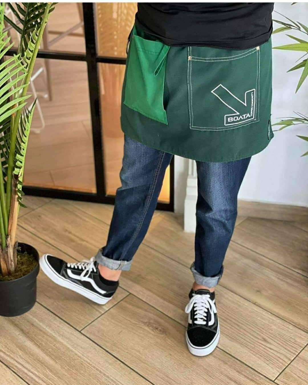 Service Apron Greens Harmony – Dejo Handmade Aprons and more