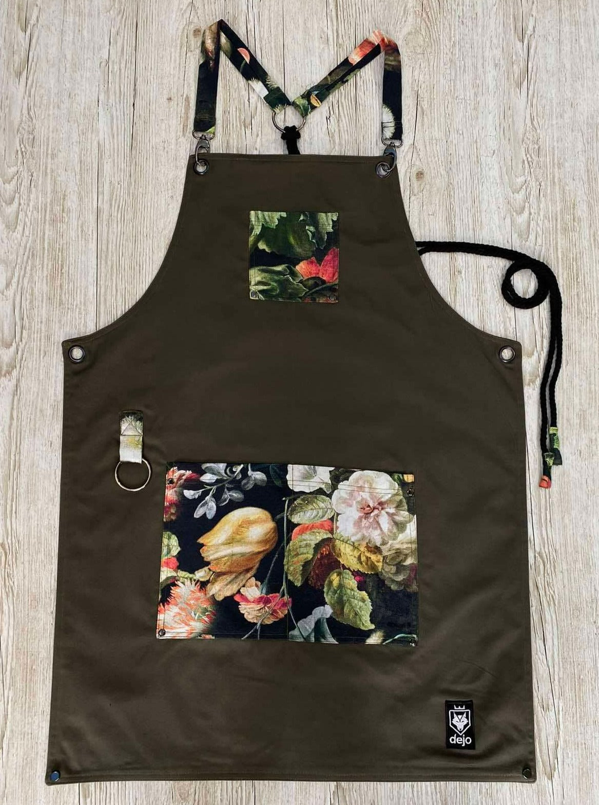 Apron khaki rose – Dejo Handmade Aprons and more
