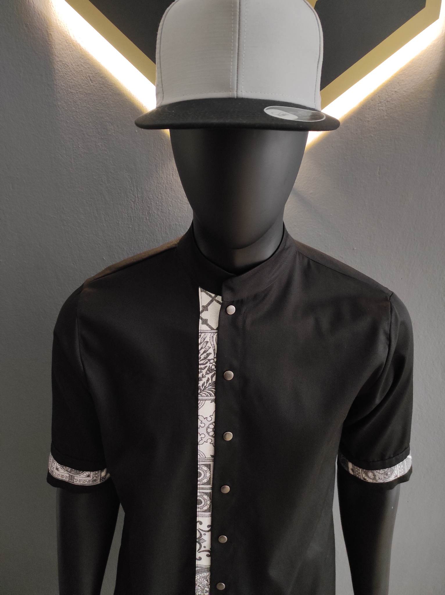 BLACK TILES JACKET – Dejo Handmade Aprons and more