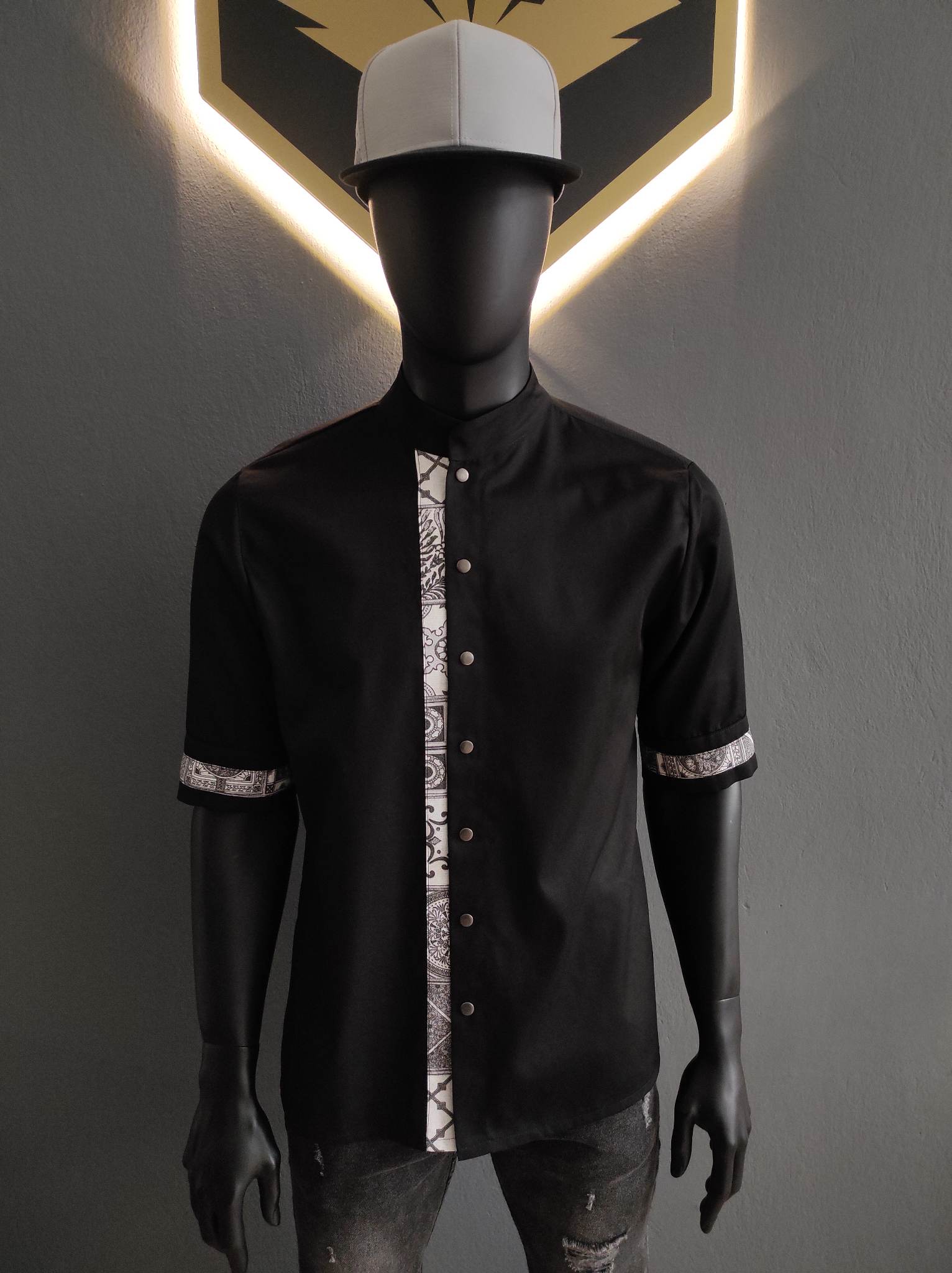 BLACK TILES JACKET – Dejo Handmade Aprons and more