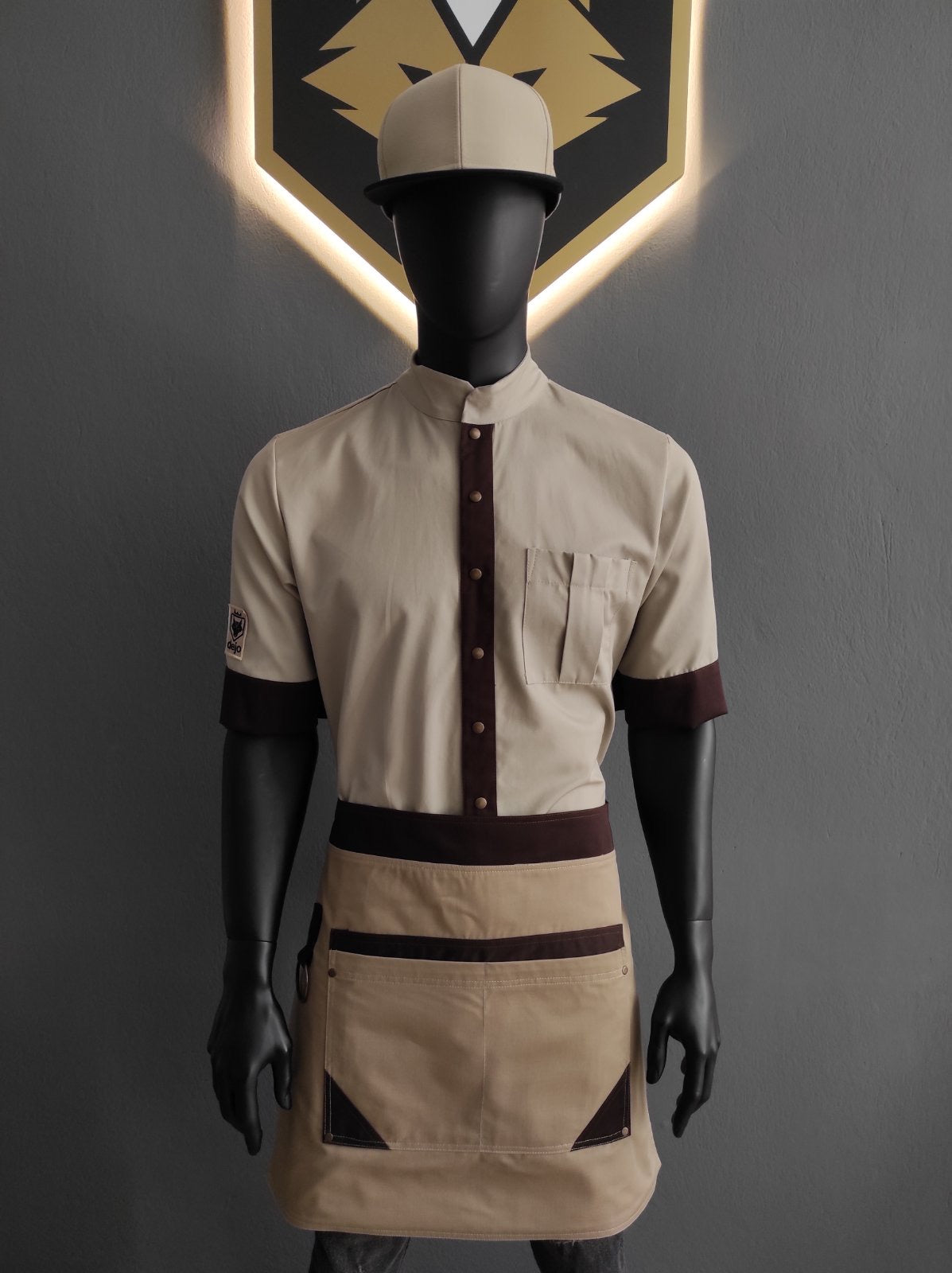 Service Apron Creme – Dejo Handmade Aprons and more